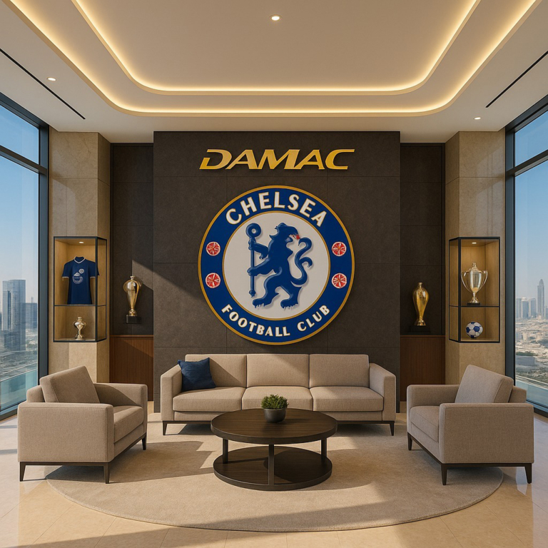 DAMAC Chelsea collab: Dubai’s First Football-Themed Residences - Throne ...