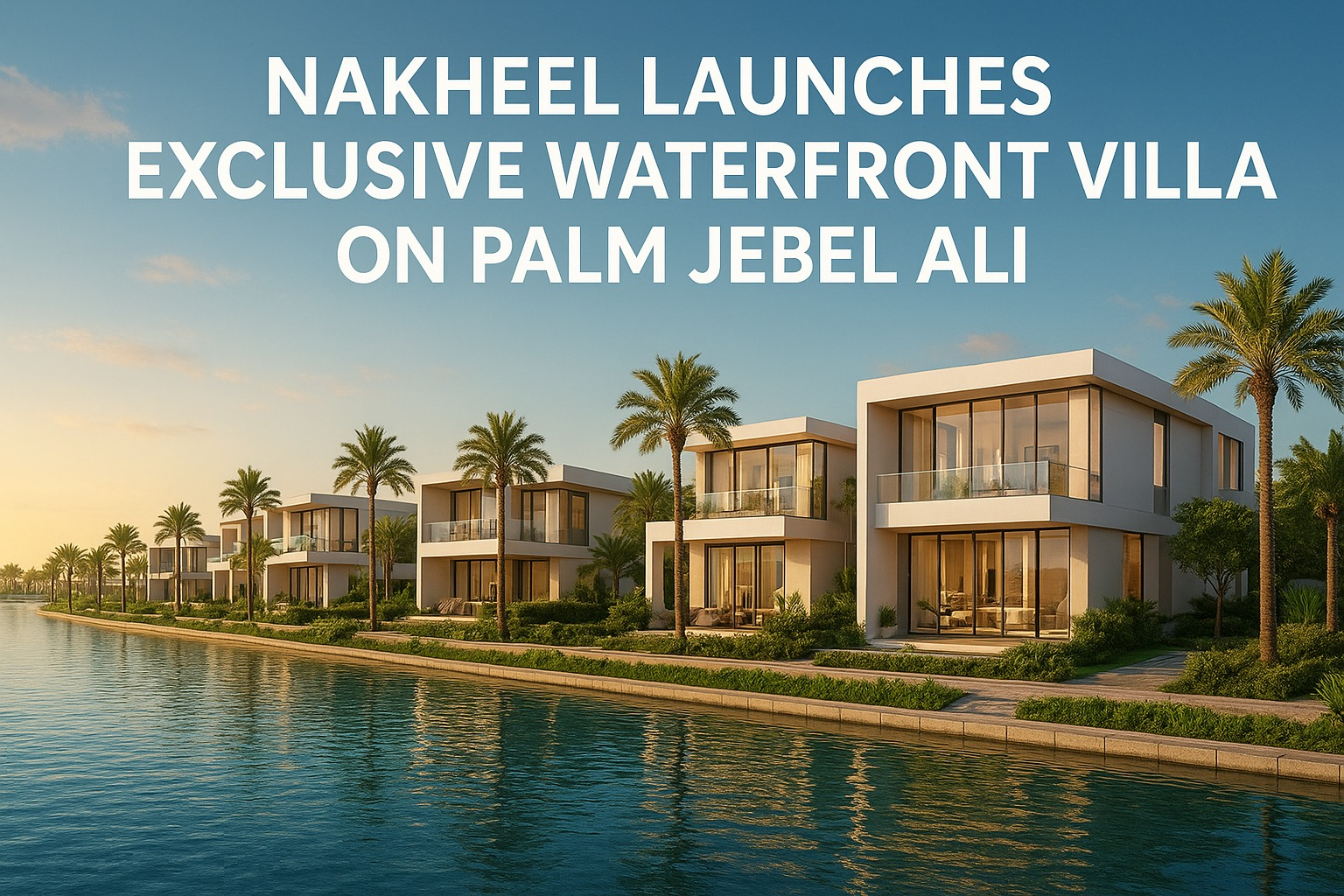 Nakheel Palm Jebel Ali Villas: New Waterfront Luxury Launches