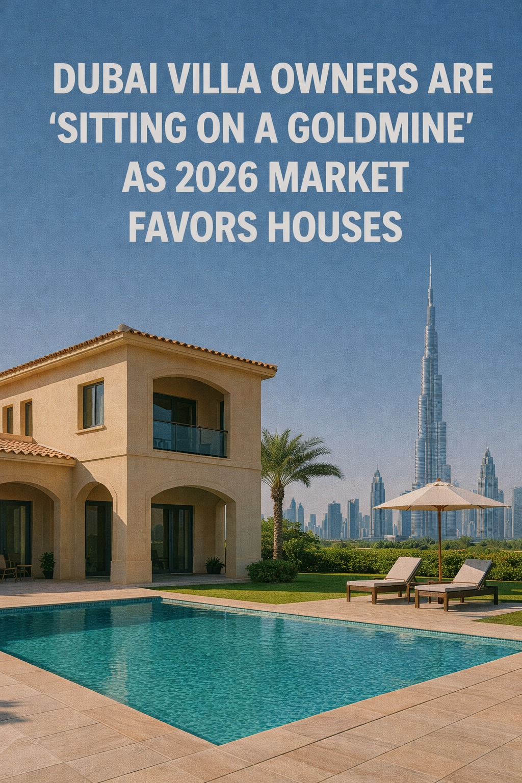 Dubai Villa Owners 'Sitting on a Goldmine' as 2026 Heats Up